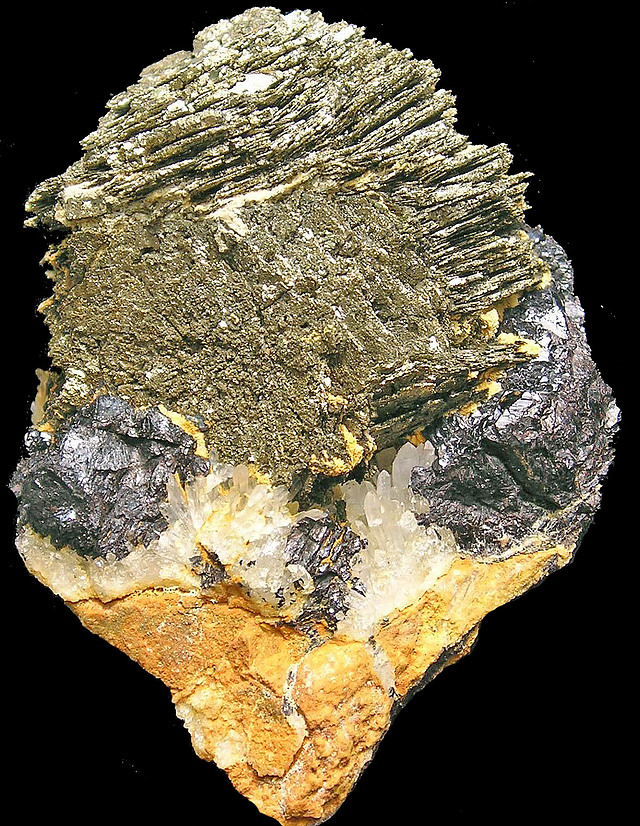 Marcasite, Sphalerite, Quartz