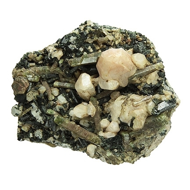 Albite (Var: Oligoclase), Fluorapatite