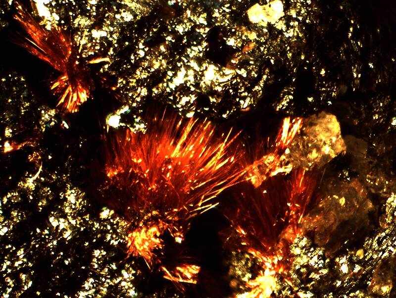 A piece of Germanite rich ore from Tsumeb. The specimen has a shiny ...