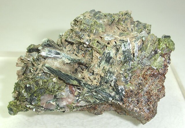 Amphibole Supergroup (Var: Uralite), Epidote, Andradite