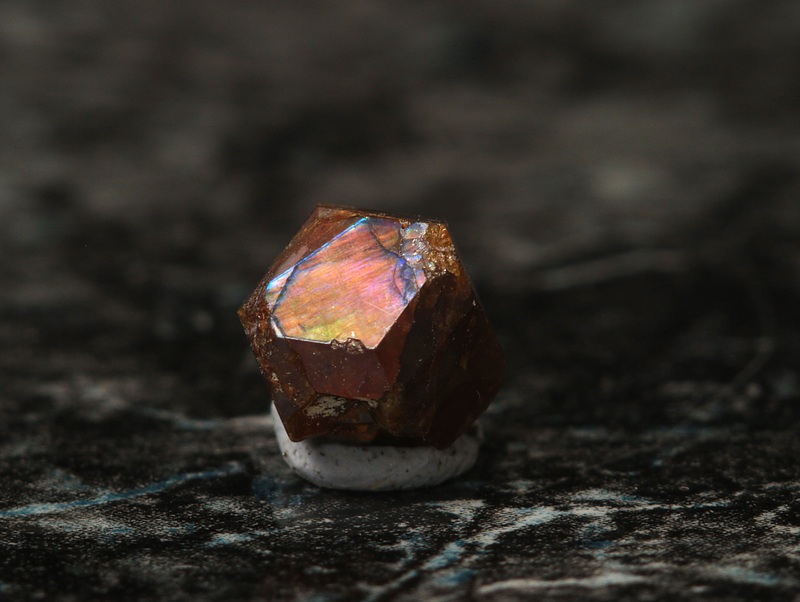 Andradite (Var: Rainbow Garnet)