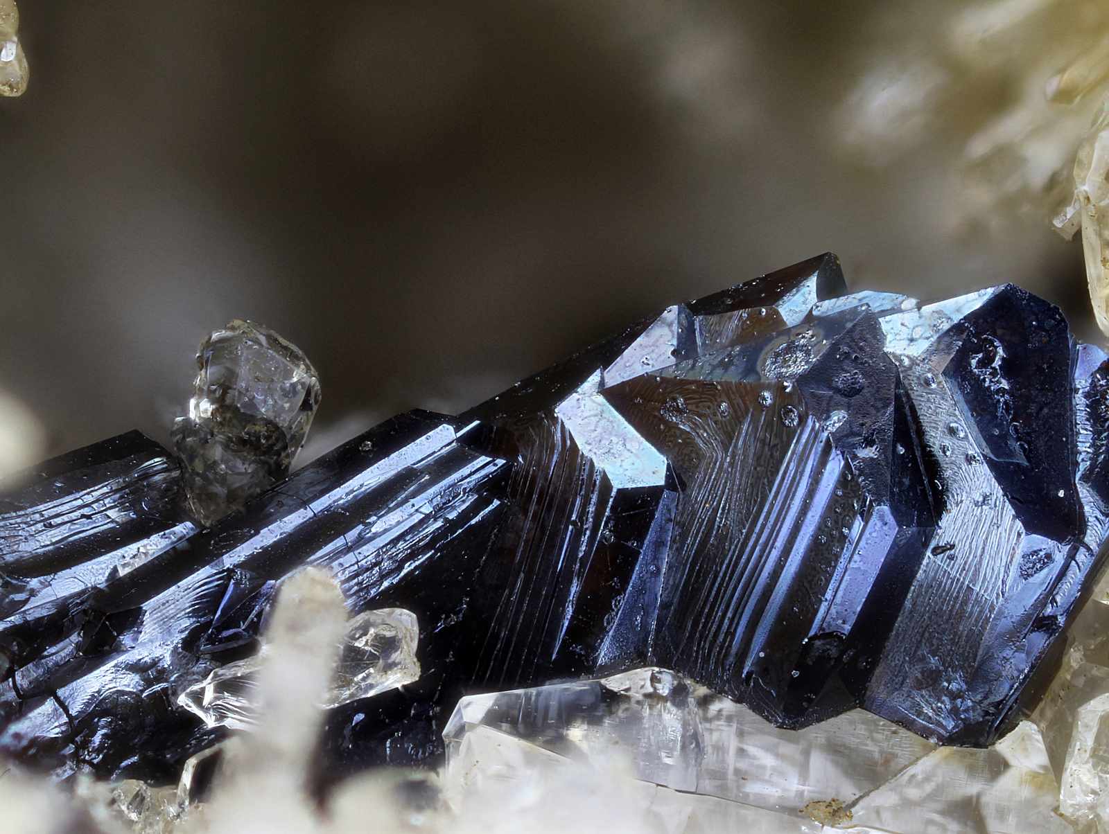 Pale brown transparent tephorite crystal. Ex Kraissl collection ...