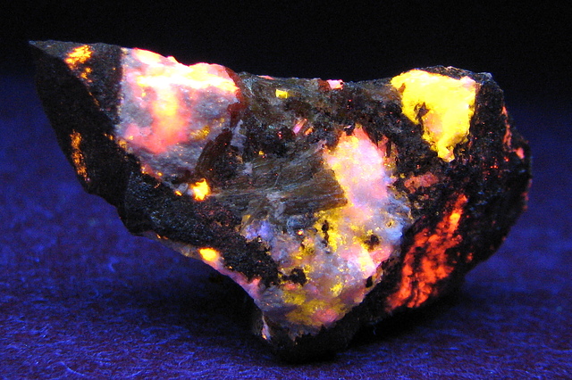 Richterite, Diopside (Var: Schefferite), Calcite