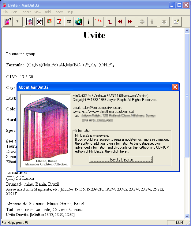 Jolyon Ralph - The history of mindat.org