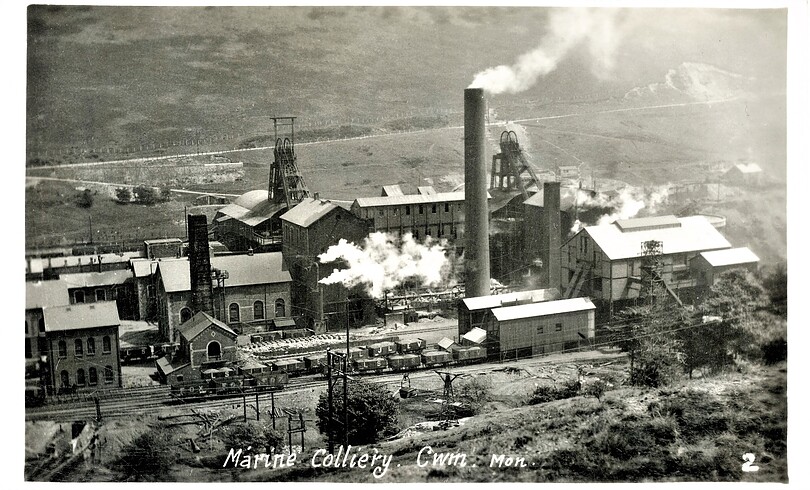 Marine Colliery, Cwm, Blaenau Gwent, Wales, UK