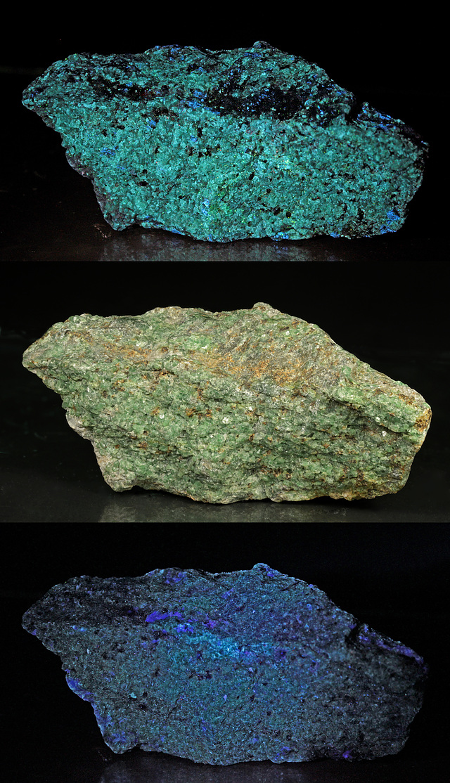 Pargasite, Calcite