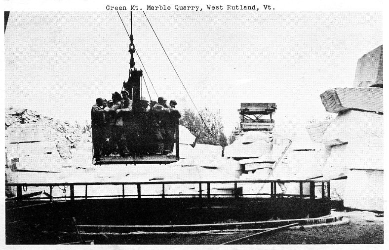 Green Mountain Marble Quarry, West Rutland, Rutland County, Vermont, USA