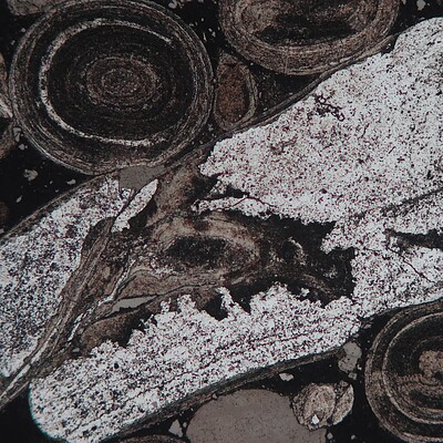 08K-933 - Ooid-ironstone, Chamosite, Limonite, Goethite, Quartz ...