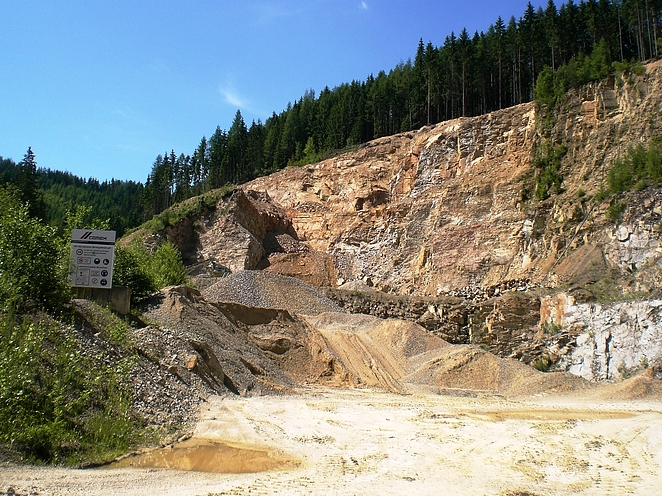 Lambachgraben quarry ("Harterbachgraben" quarry), Hadersdorf, Kindberg ...