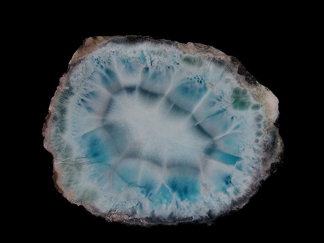 Pectolite (Var: Larimar)