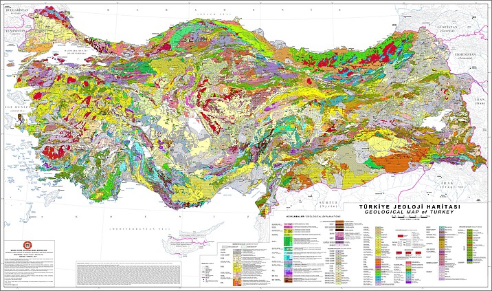 Türkiye Geological Map