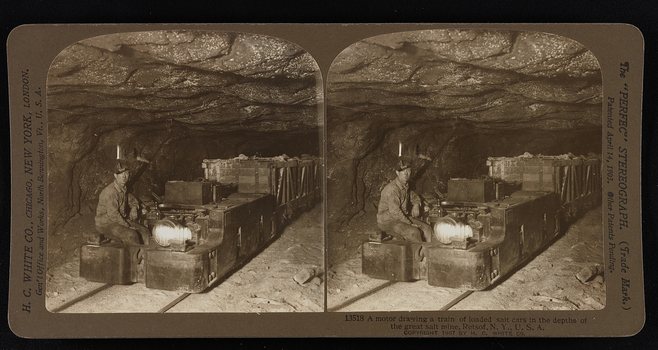 Retsof Mine (Retsof salt mine), Retsof, Livingston County, New York, USA