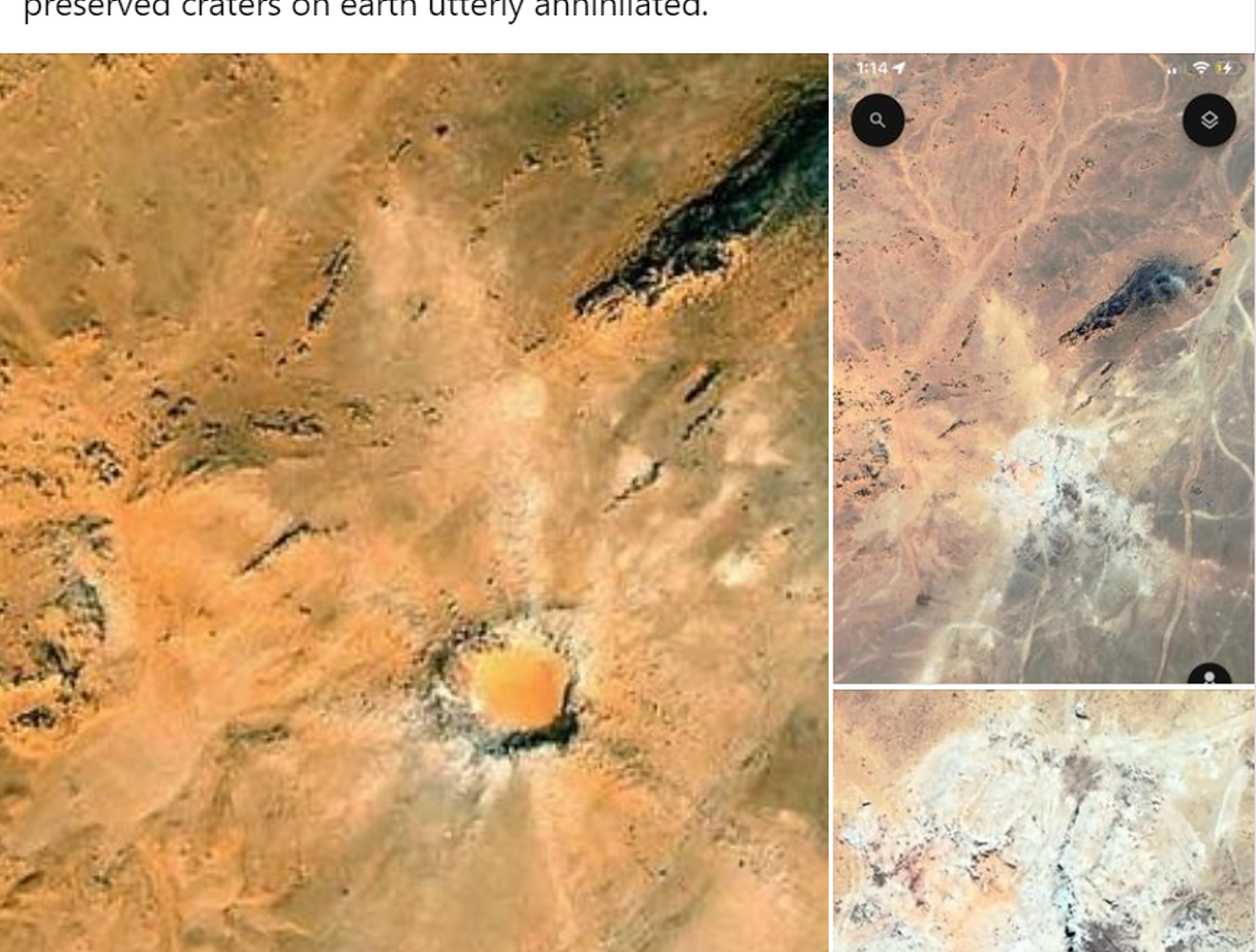 Localities : Gebel Kamil Crater (Kamil Crater), East Uweinat Desert ...