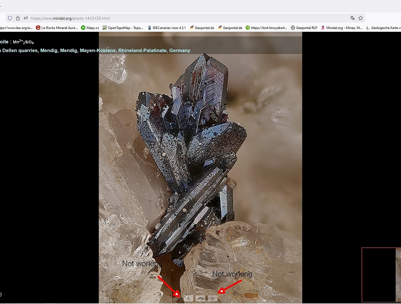 Improving Mindat.org : Mindat Picture viewer
