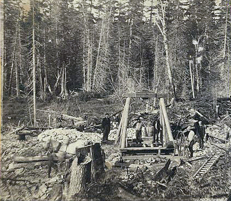 Holyoke Mine, Negaunee, Marquette County, Michigan, USA