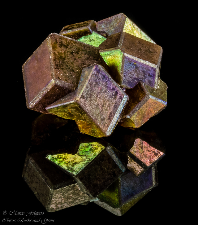 Andradite (Var: Rainbow Garnet)