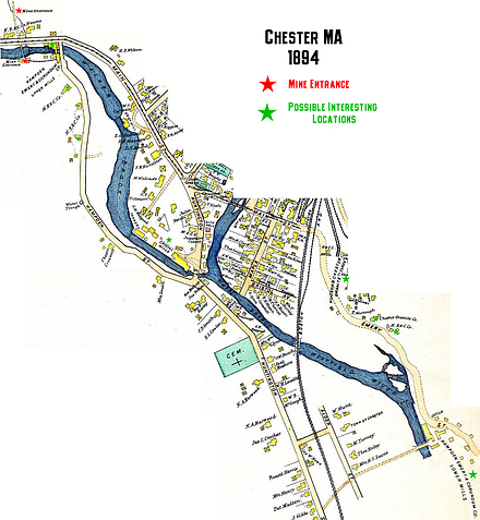 Chester Emery Mines, Chester, Hampden County, Massachusetts, USA