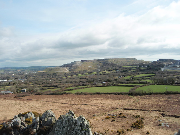 Goonbarrow China Clay Pit, Bugle, Treverbyn, Cornwall, England, UK