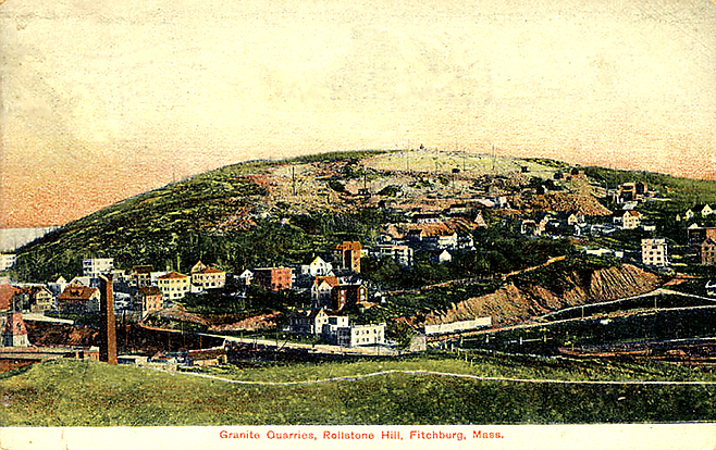 Rollstone Hill Quarries, Fitchburg, Worcester County, Massachusetts, USA