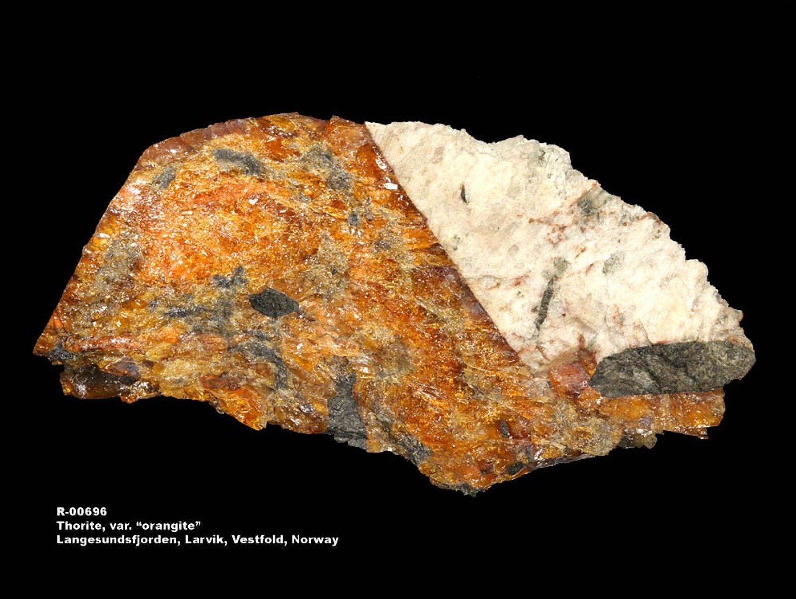 Thorite (Var: Orangite)