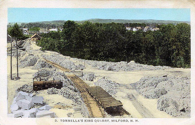 Tonella King Quarry, Milford, Hillsborough County, New Hampshire, USA